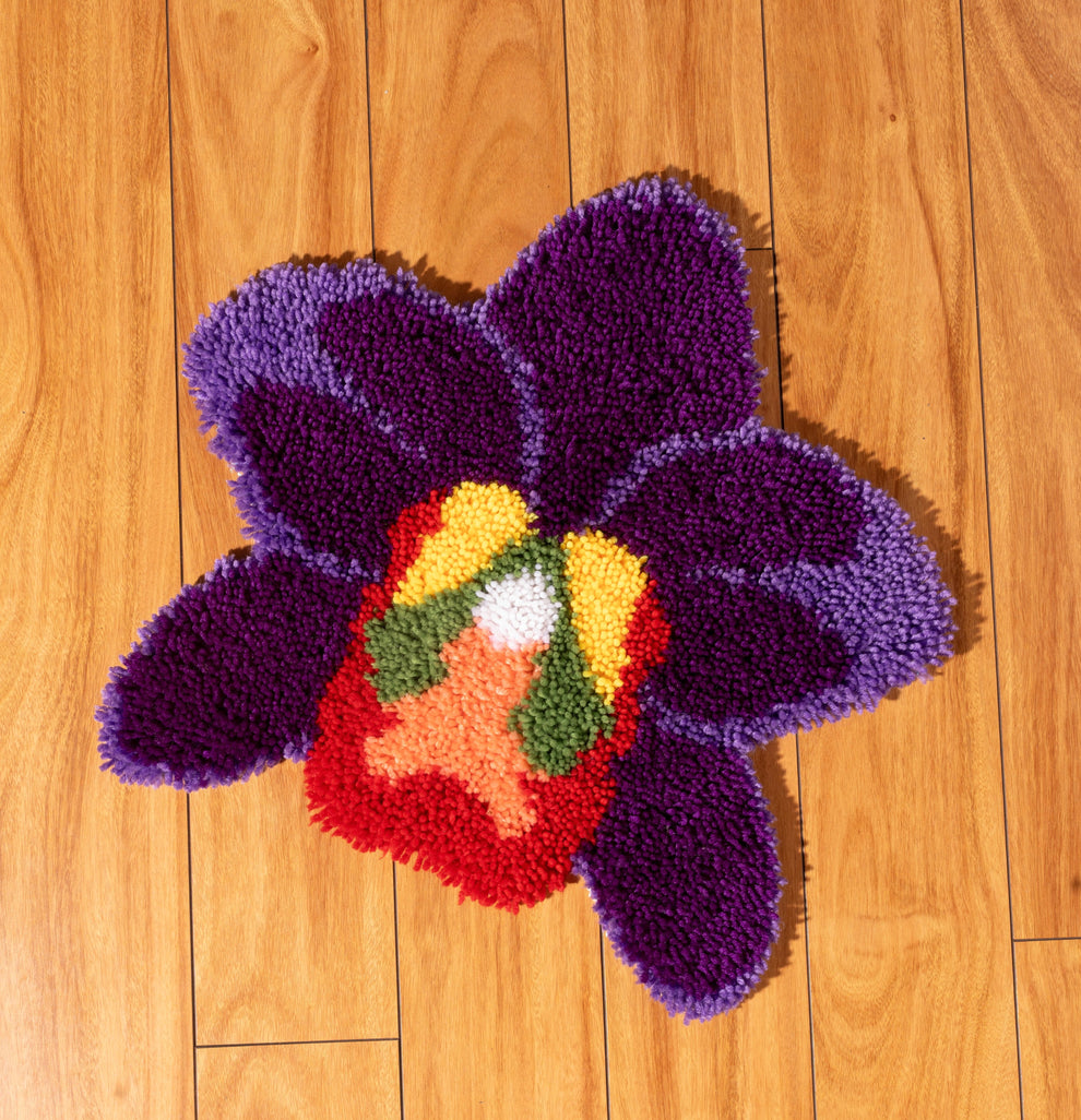 Orchid Bloom Rug Making Kit – Hobby Hour